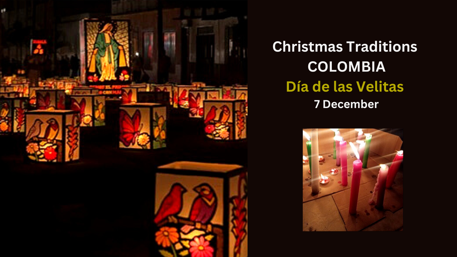 Christmas Traditions: Candles’ day – Colombia - Nwami International Malta